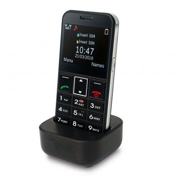 Compacte mobiele telefoon met grote toetsen | EUROtops.nl