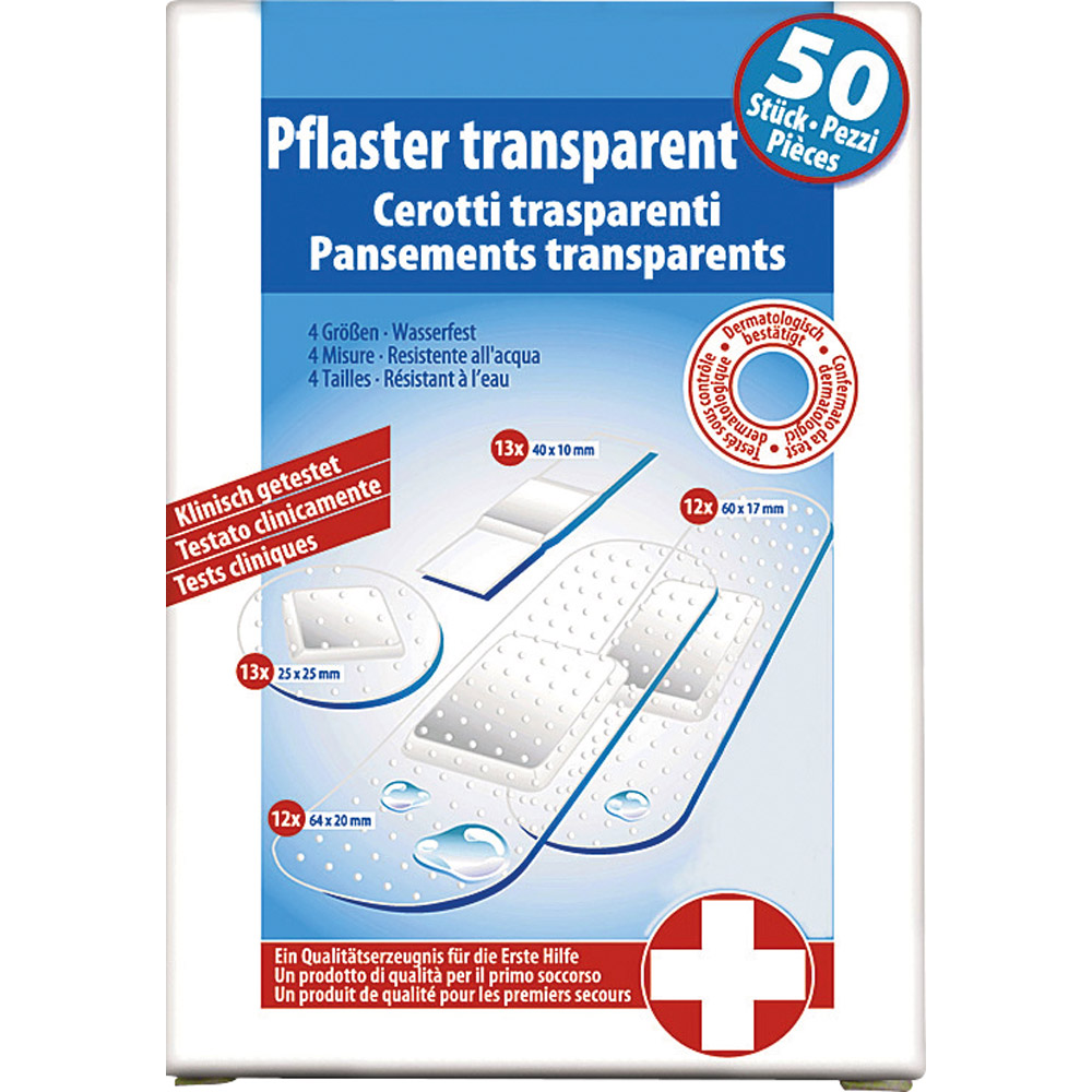Transparante pleisters 100 stuks | EUROtops.nl